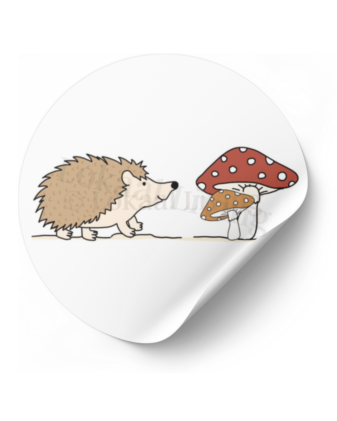 Stickerset Egel - Schattige Egel Stickers Set van 12 | Lokaal Living